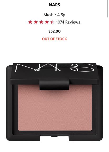Nars Blush- Behave, Beauty & Personal Care, Face, Makeup on Carousell