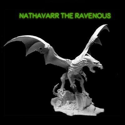 Nathavarr the Ravenous Dragon Miniature for Dungeon & Dragons & other ...