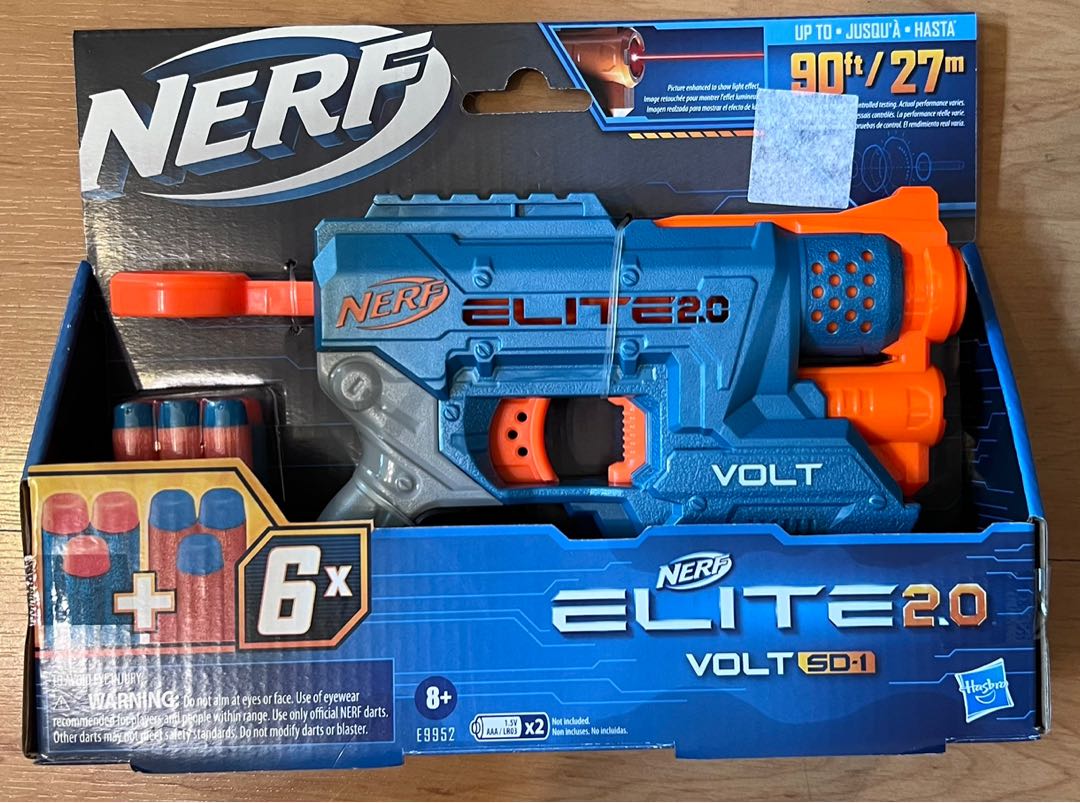 NERF Elite 2.0 Volt SD-1 Blaster, Hobbies & Toys, Toys & Games on Carousell