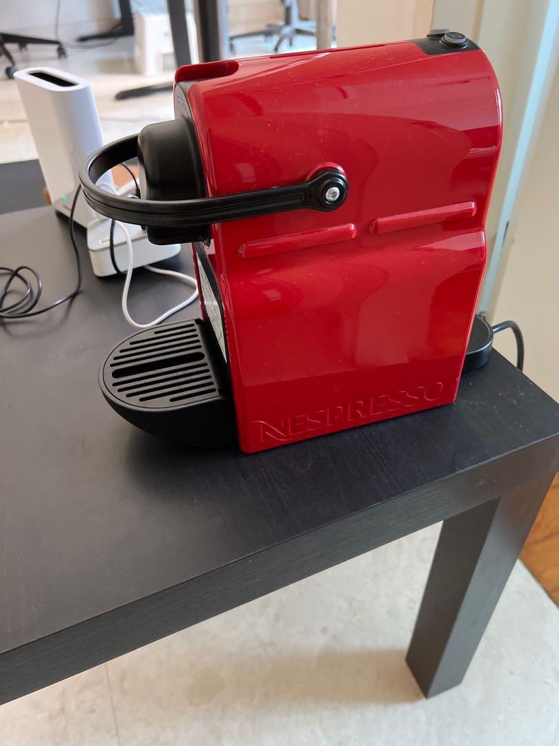 Nespresso red machine FREE CAPSULES, TV & Home Appliances, Kitchen ...