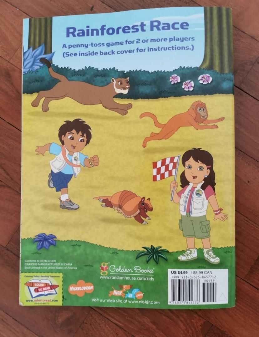 Nickelodeon Go Diego Go Ready, Set, Race! with Stickers to Colour ...