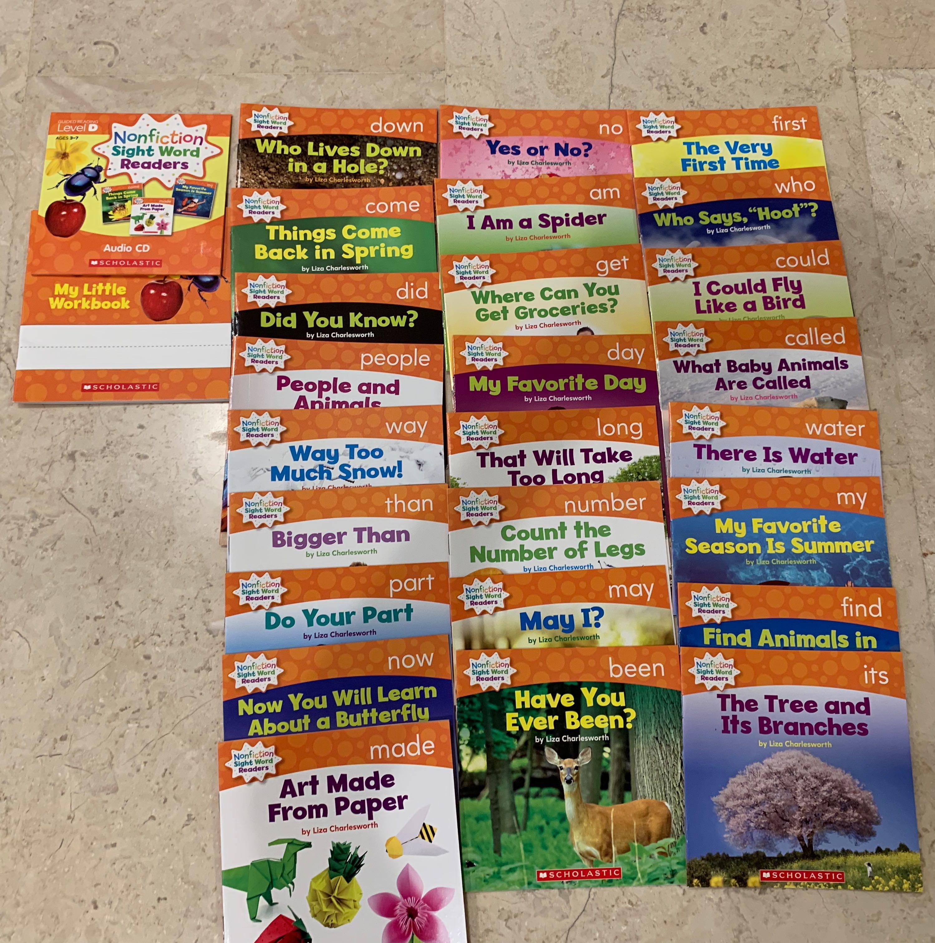 Nonfiction Sight Word Readers (Levels B, C and D), Hobbies & Toys ...