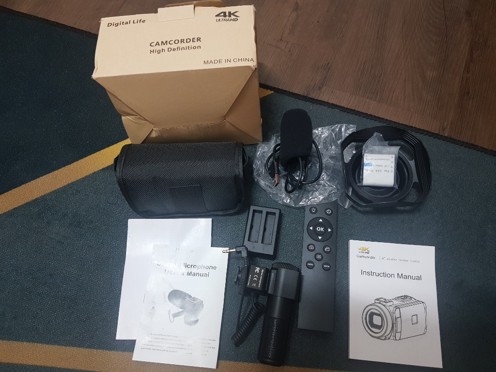 OPEN BOX 4K Ultra HD High-Definition Camcorder Ultra-HD, Photography ...