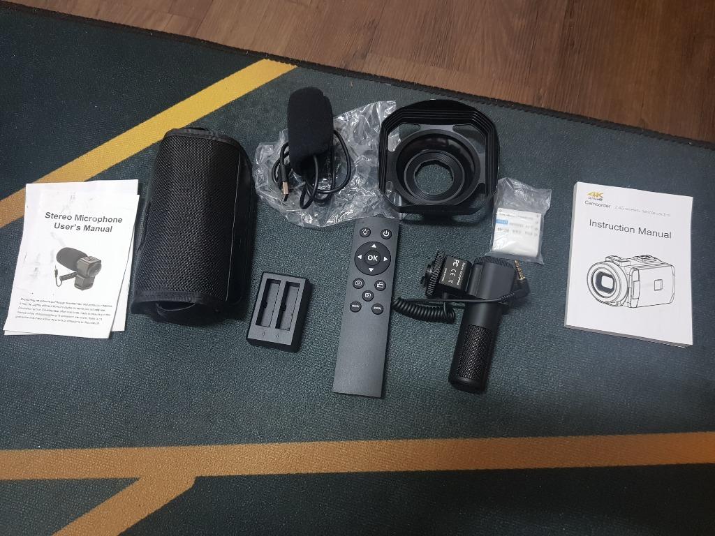 OPEN BOX 4K Ultra HD High-Definition Camcorder Ultra-HD, Photography ...