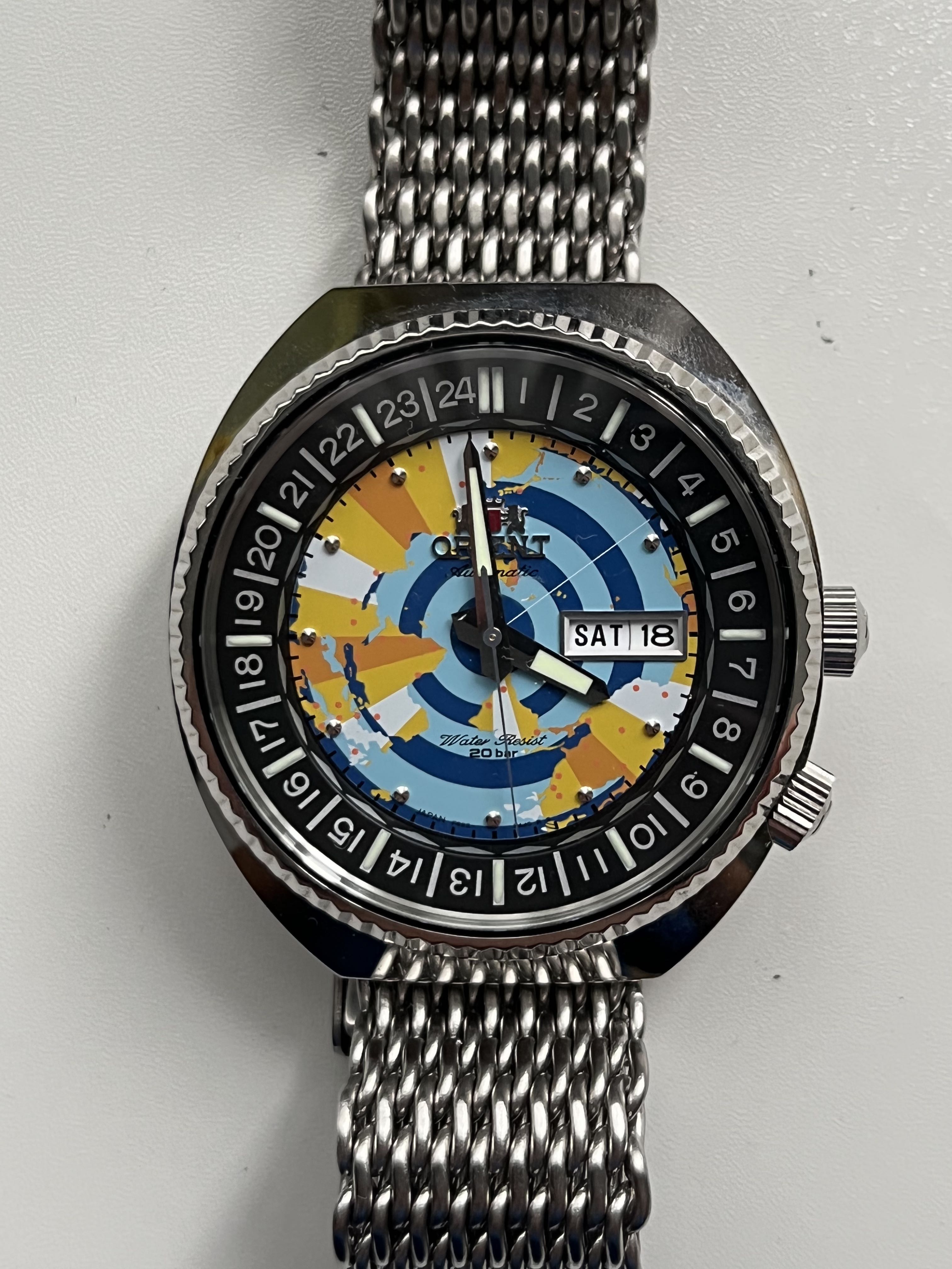 Orient World Map, Luxury, Watches on Carousell