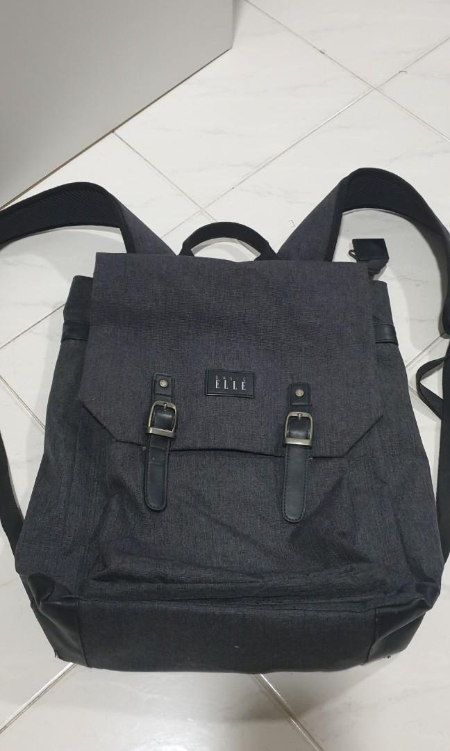 Original Elle Basic Laptop Backpack, Men's Fashion, Bags, Backpacks on ...