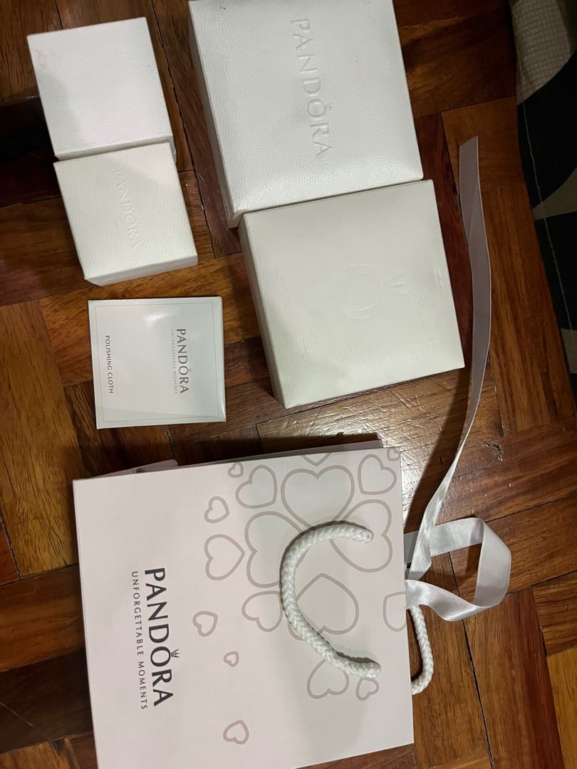Pandora boxes and paperbag, Women's Fashion, Jewelry & Organizers ...