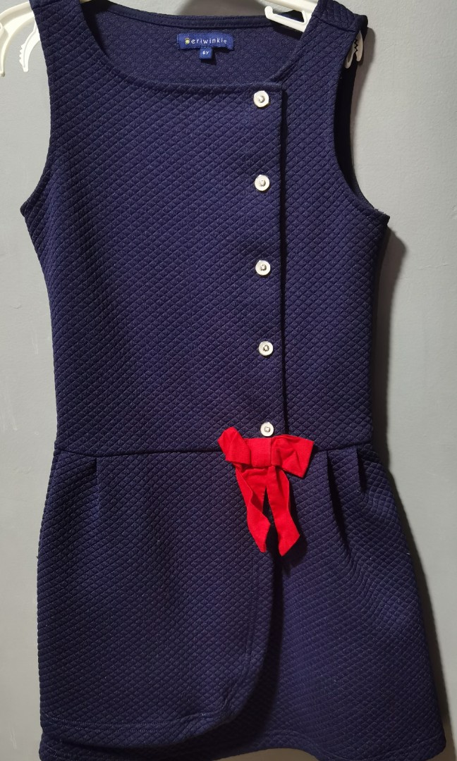 Periwinkle Navy Blue Dress, Babies & Kids, Babies & Kids Fashion on ...