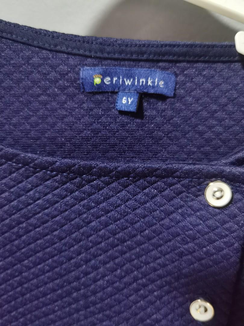 Periwinkle Navy Blue Dress, Babies & Kids, Babies & Kids Fashion on ...