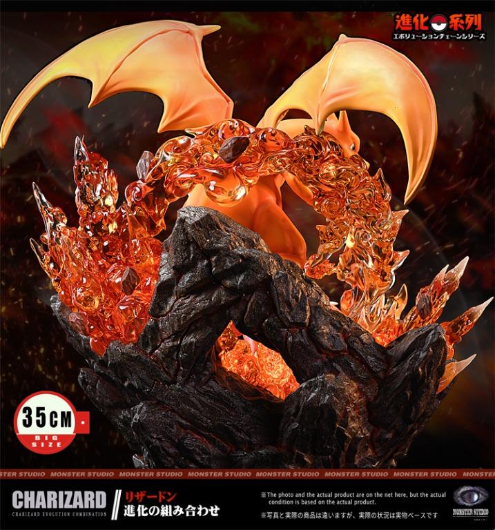 [PO] Monster Studios - Pokemon Evolution of Charizard Family with LED ...