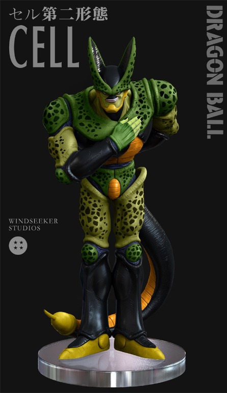 [PO] Windseeker Studios - Dragon Ball Cell: Second Form 1/6 - Statues ...