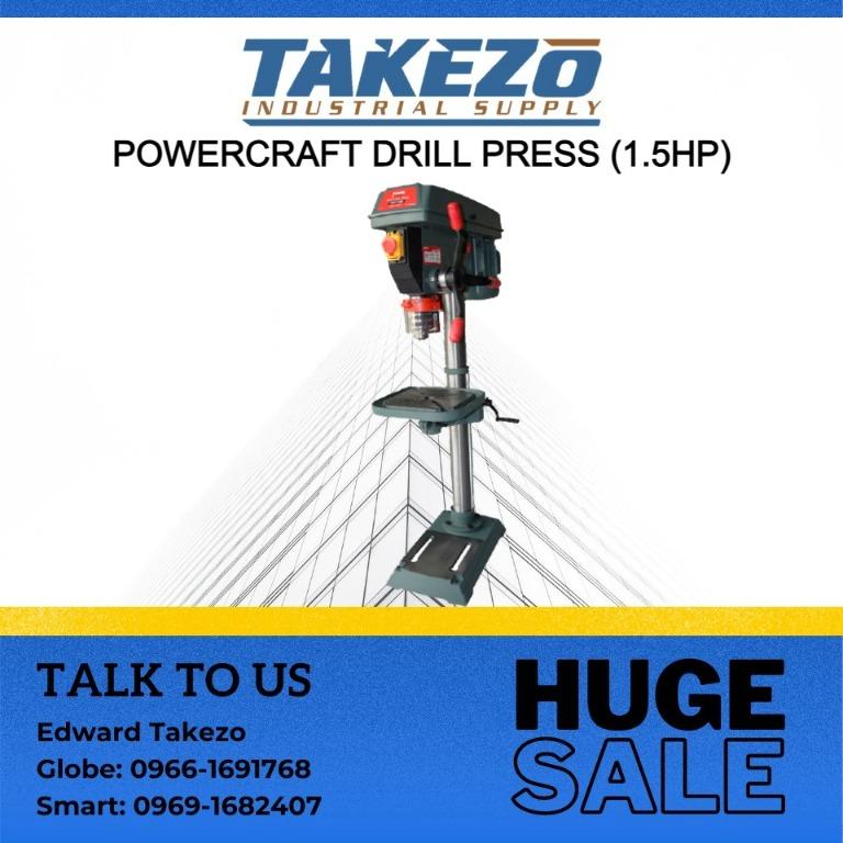 Powercraft Drill Press (1.5HP), Commercial & Industrial, Industrial ...