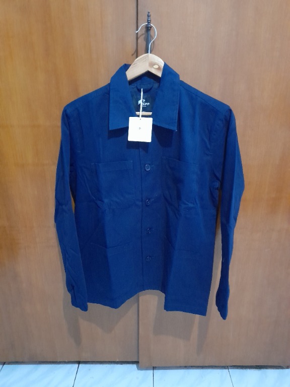 Prepp Studio Stamford Jacket Navy, Fesyen Pria, Pakaian , Baju Luaran ...