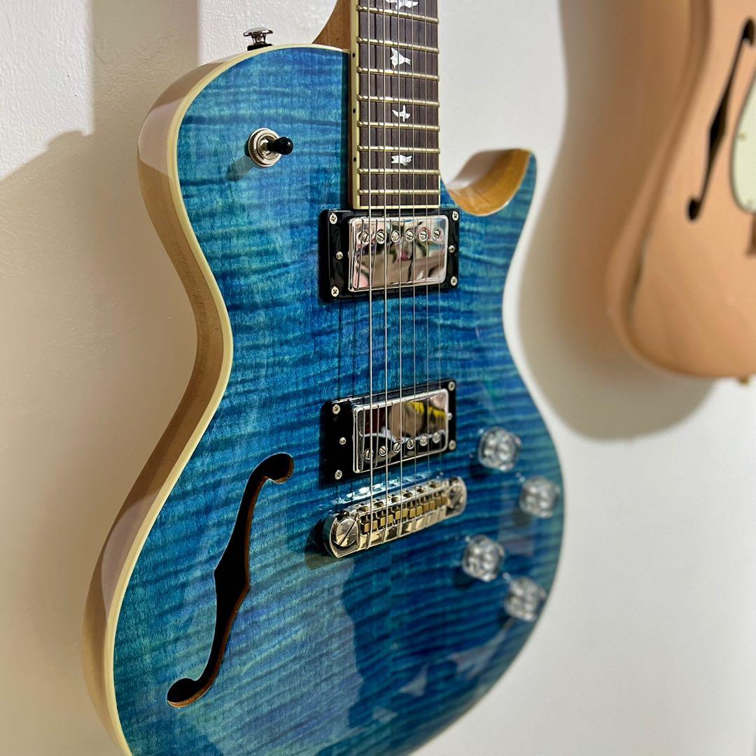 PRS SE Zach Myers in Myers Blue (2021) Semi Hollow Singlecut, Hobbies ...