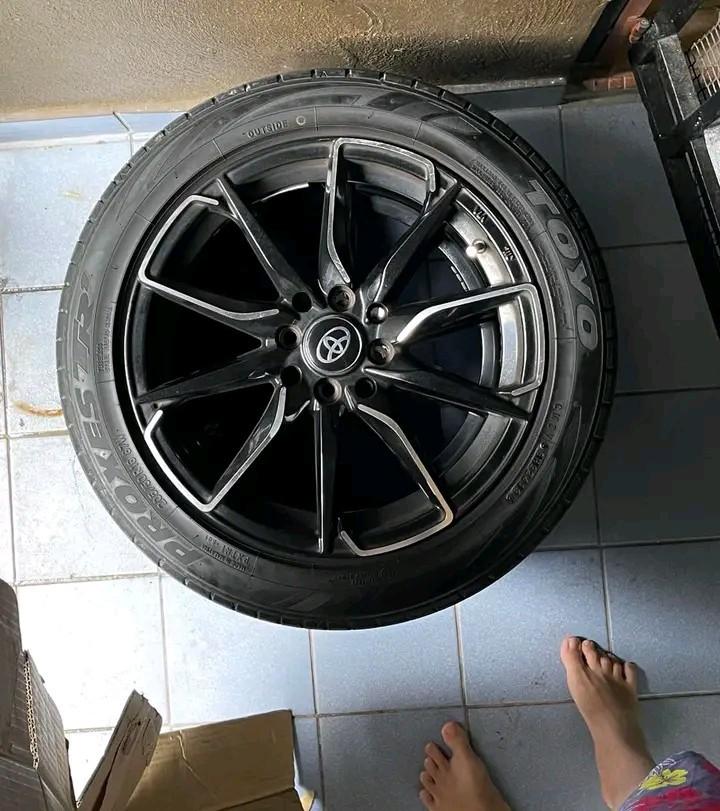 Rays club rims 16" with 205 tyres suit vios myvi city, Auto Accessories ...