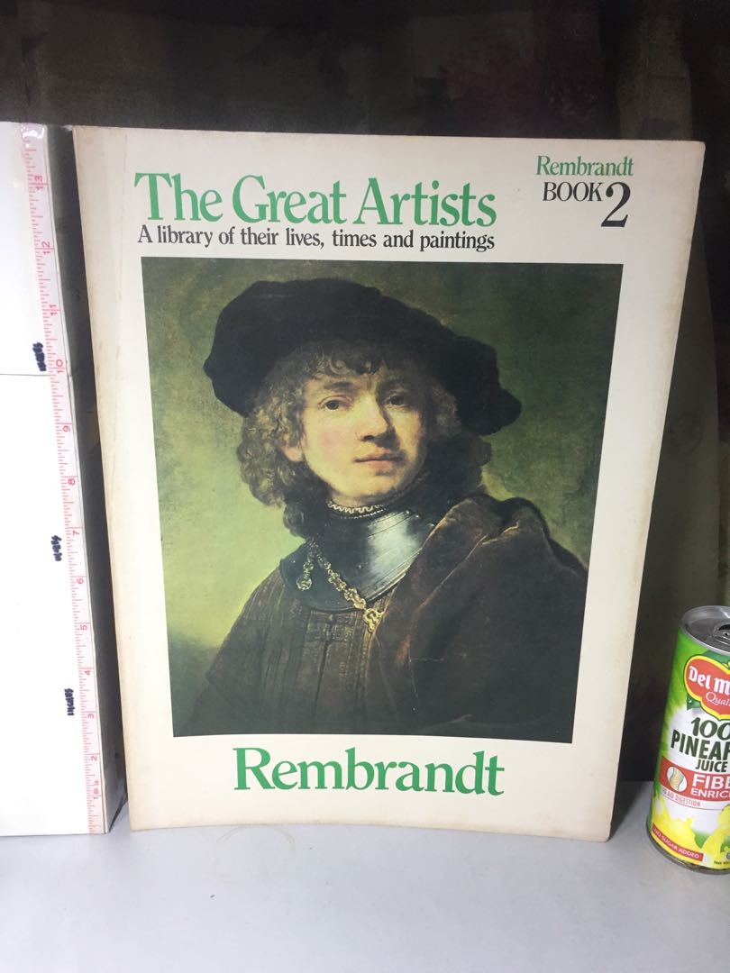 Rembrandt - The Great Artists Book 2 - 1978 Soft Cover Art History Big ...