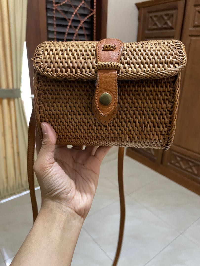 Rotan Bag, Fesyen Wanita, Tas & Dompet di Carousell