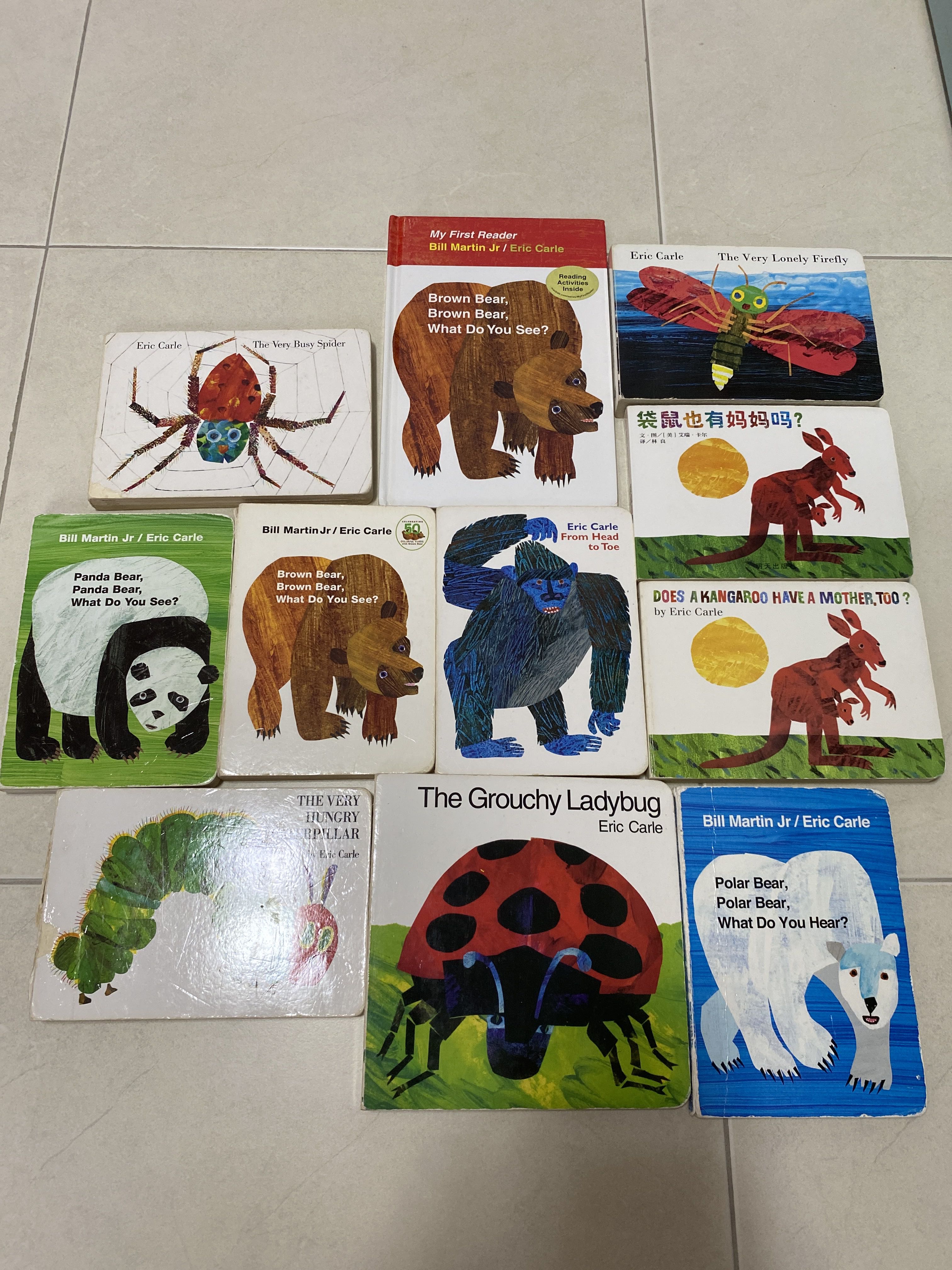 (Set of 11) Eric Carle Board Books, Hobbies & Toys, Books & Magazines ...