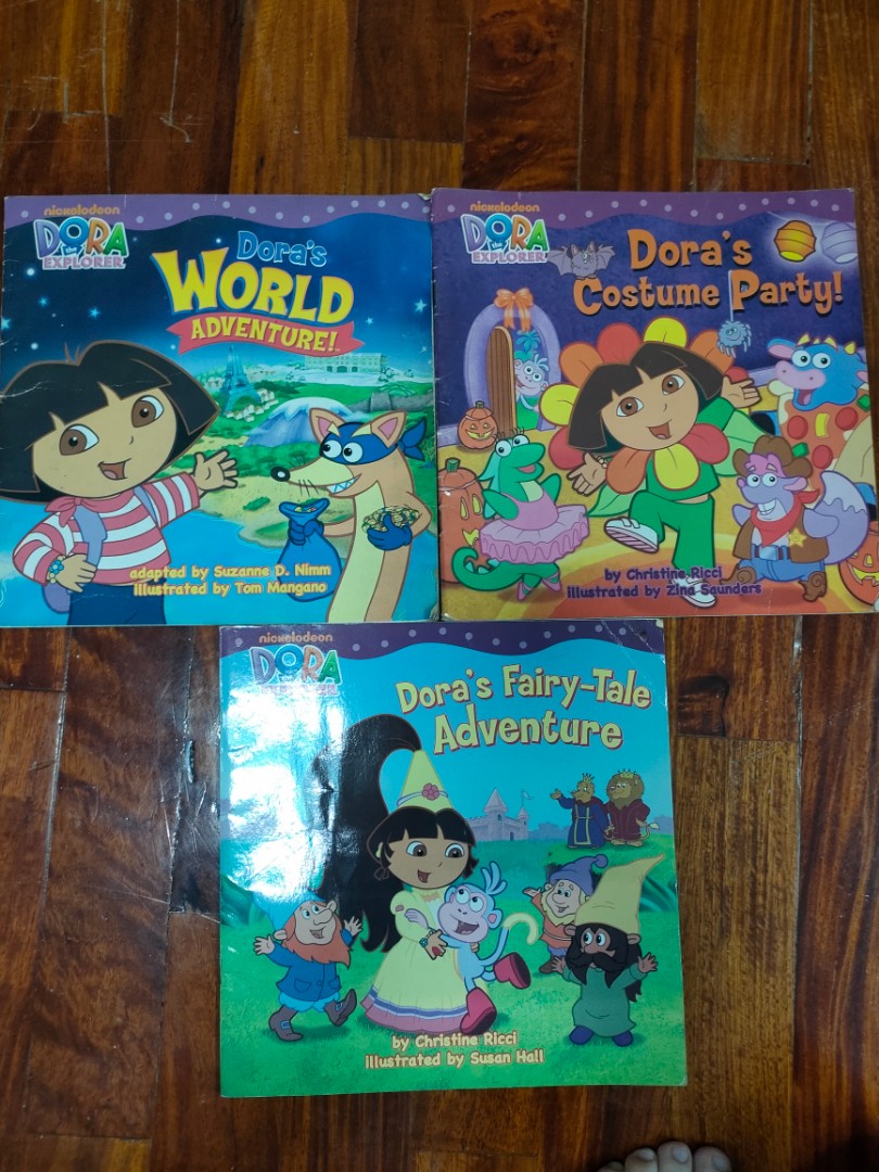 Set of 3 - Dora the Explorer Books, Hobbies & Toys, Books & Magazines ...
