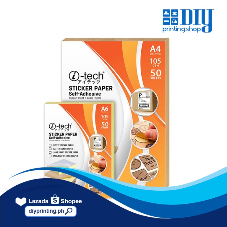 Sticker Paper, Hobbies & Toys, Stationary & Craft, Craft Supplies ...