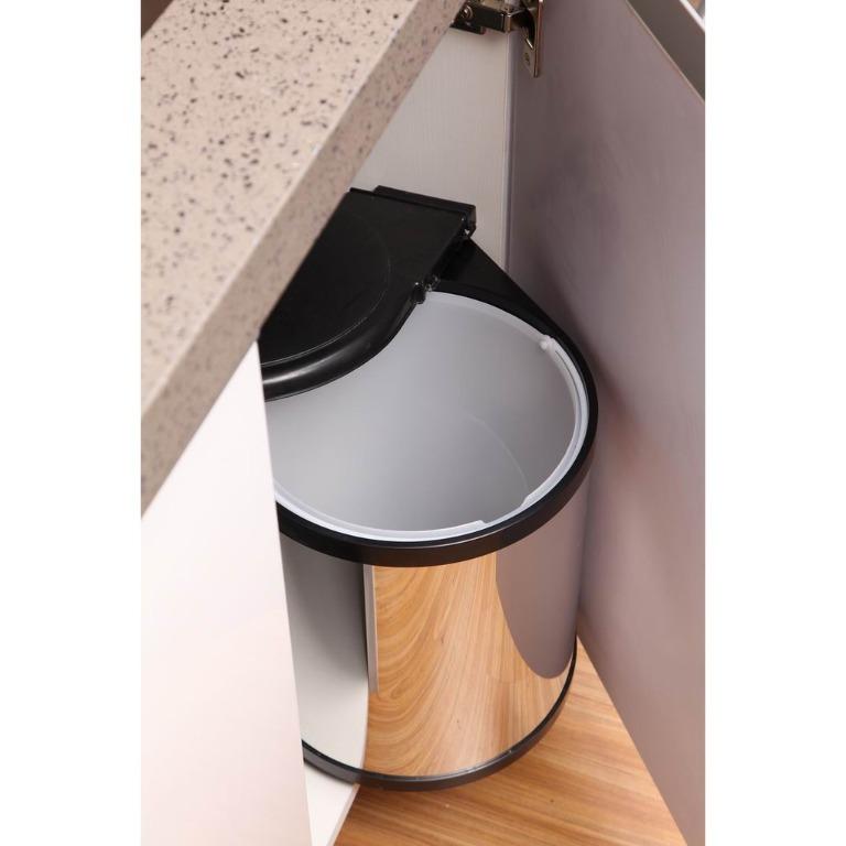 SUS304 Stainless Steel Build In Waste bin, Furniture & Home Living ...