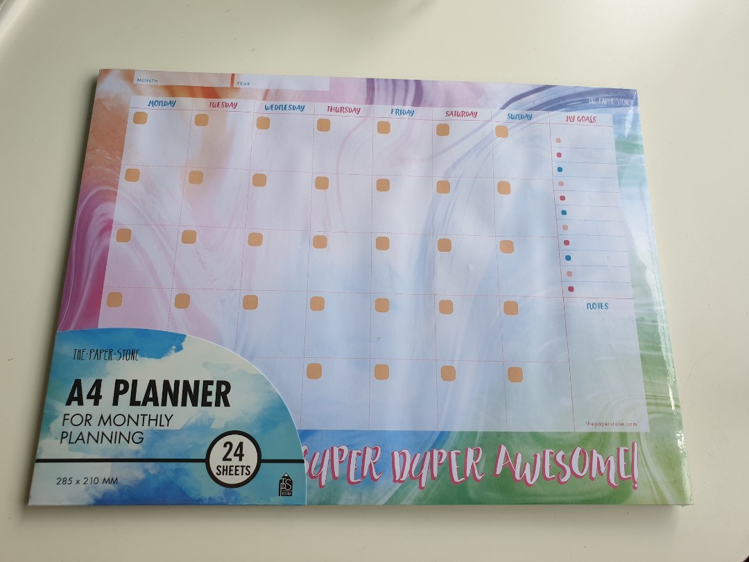 The Paper Stone A4 Planner, Hobbies & Toys, Stationery & Craft ...