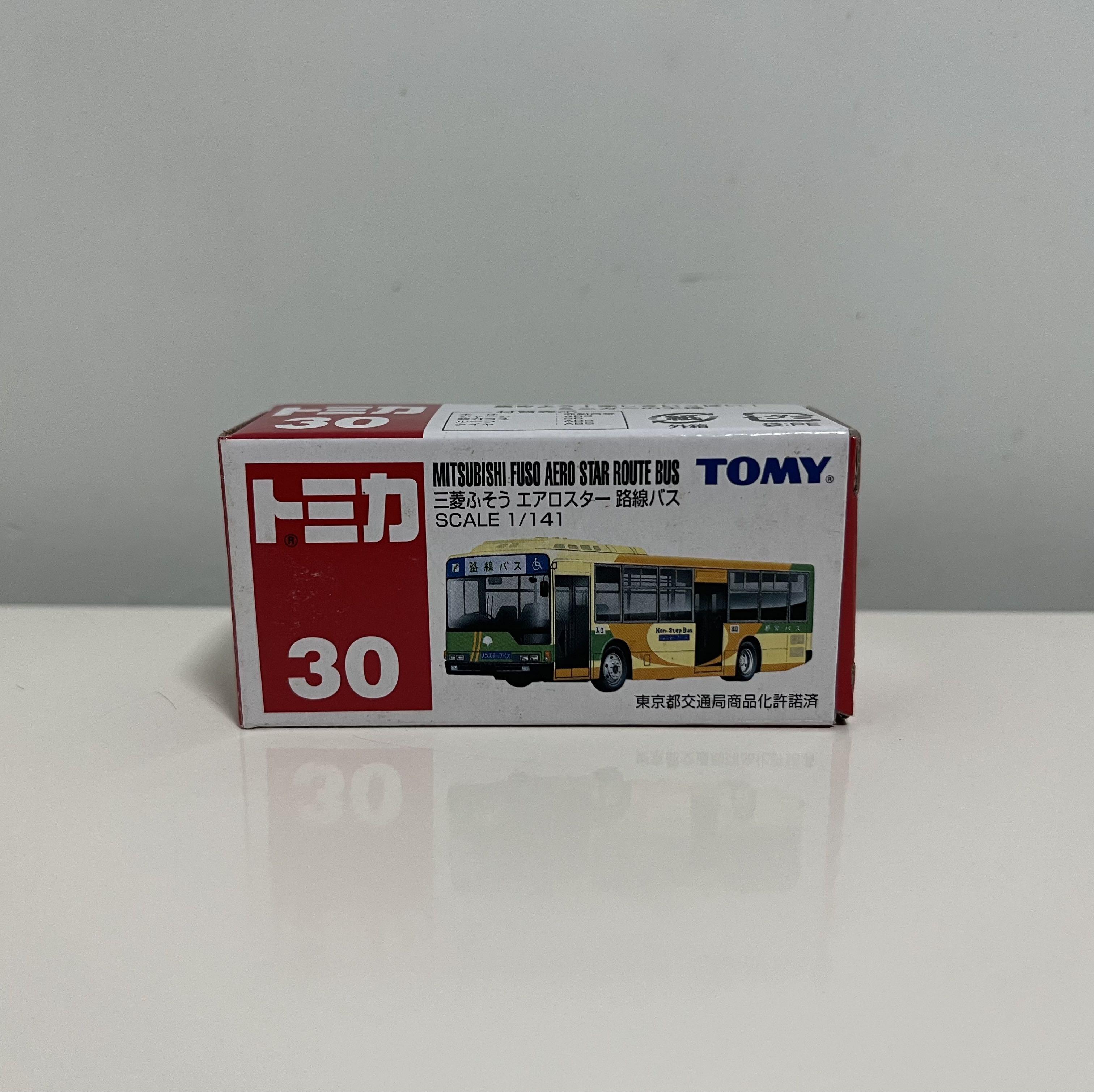 Tomica 30 Tomy 藍字 中製 Mitsubishi Fuso Aero Star Route Bus 三菱 都營路線巴士 バス 東京都交通局, 興趣及遊戲, 玩具 & 遊戲類 ...