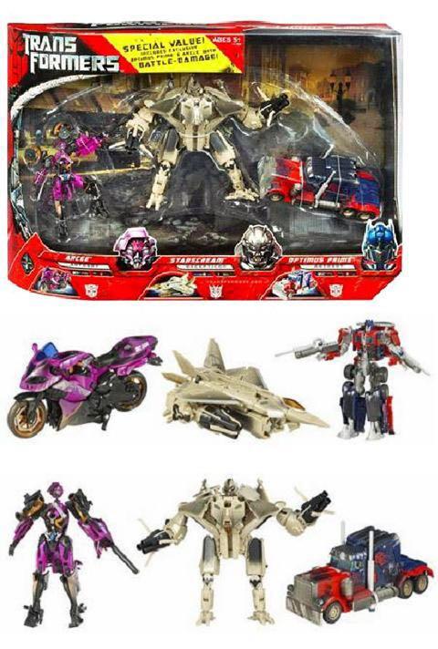 Transformers 2007 Movie Voyager Class Optimus Pirme from the 3 pack ...