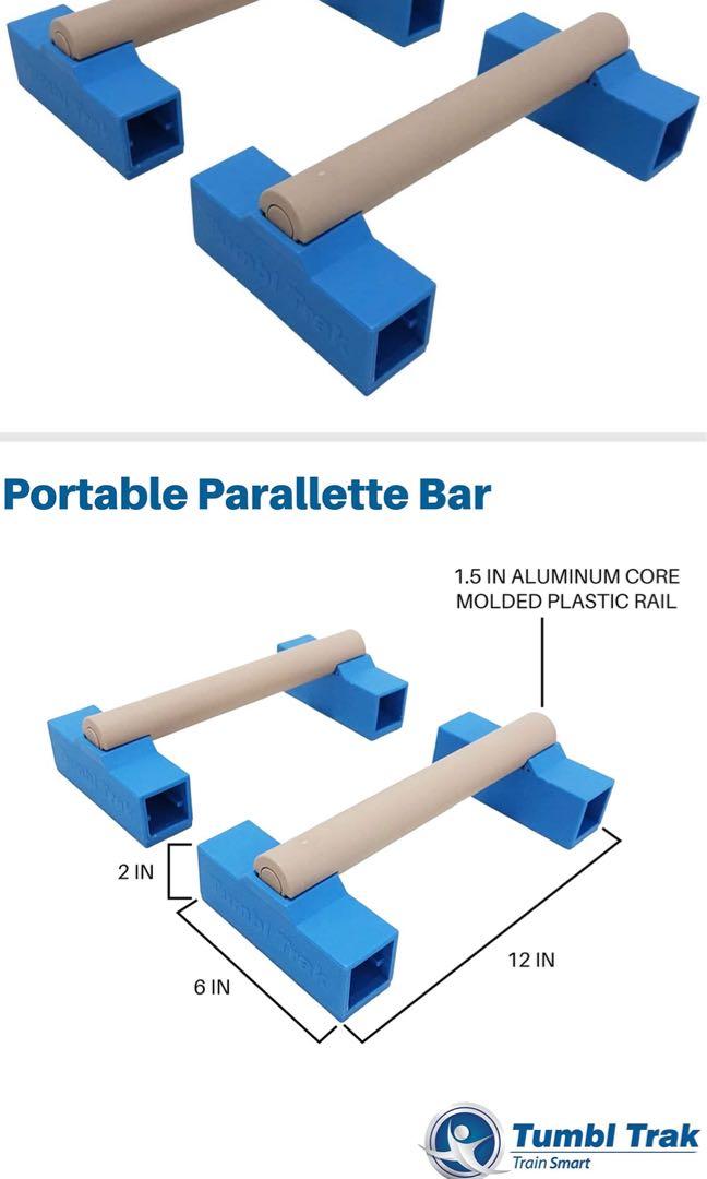 Tumbl Trak Portable Parallette Bar, Sports Equipment, Exercise ...