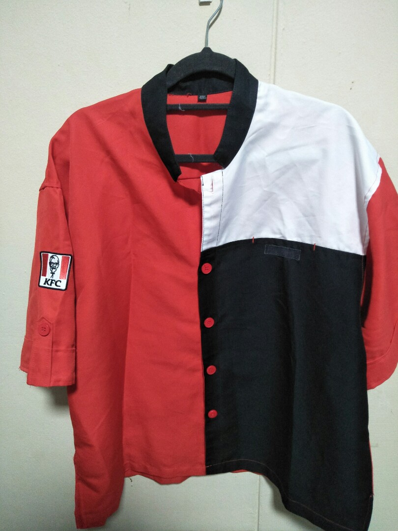 vintage 2019 KFC uniform (wts), Men's Fashion, Tops & Sets, Tshirts ...