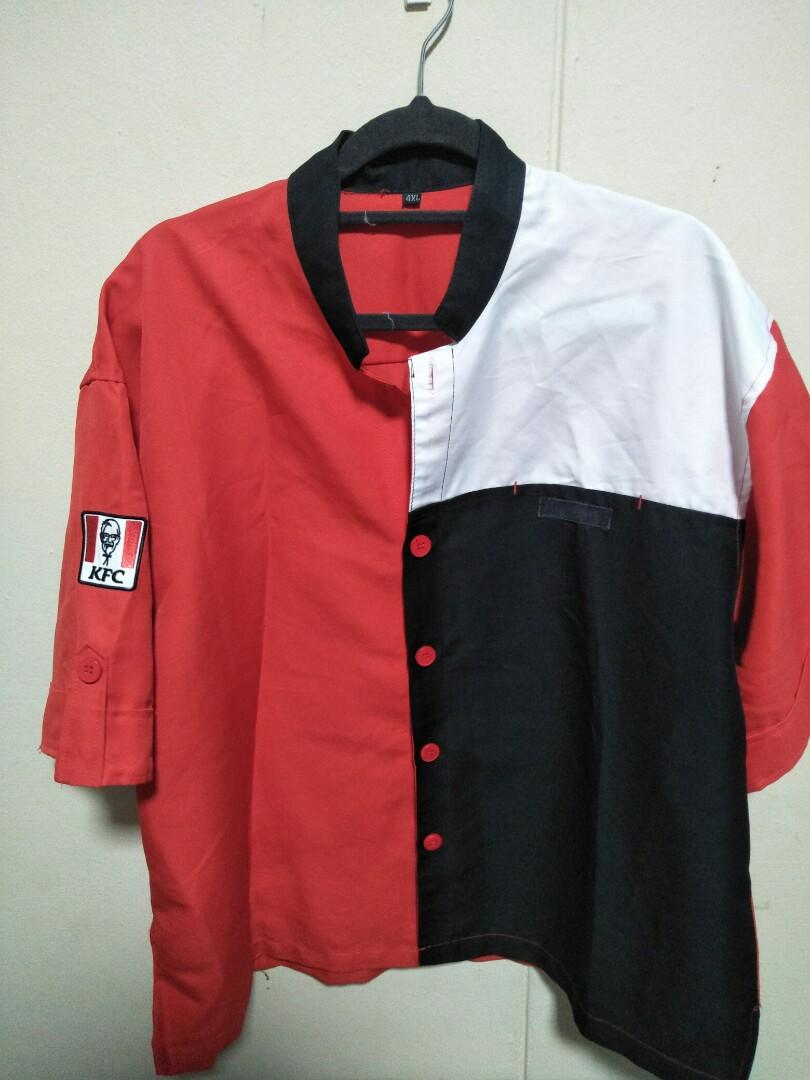 vintage 2019 KFC uniform (wts), Men's Fashion, Tops & Sets, Tshirts ...