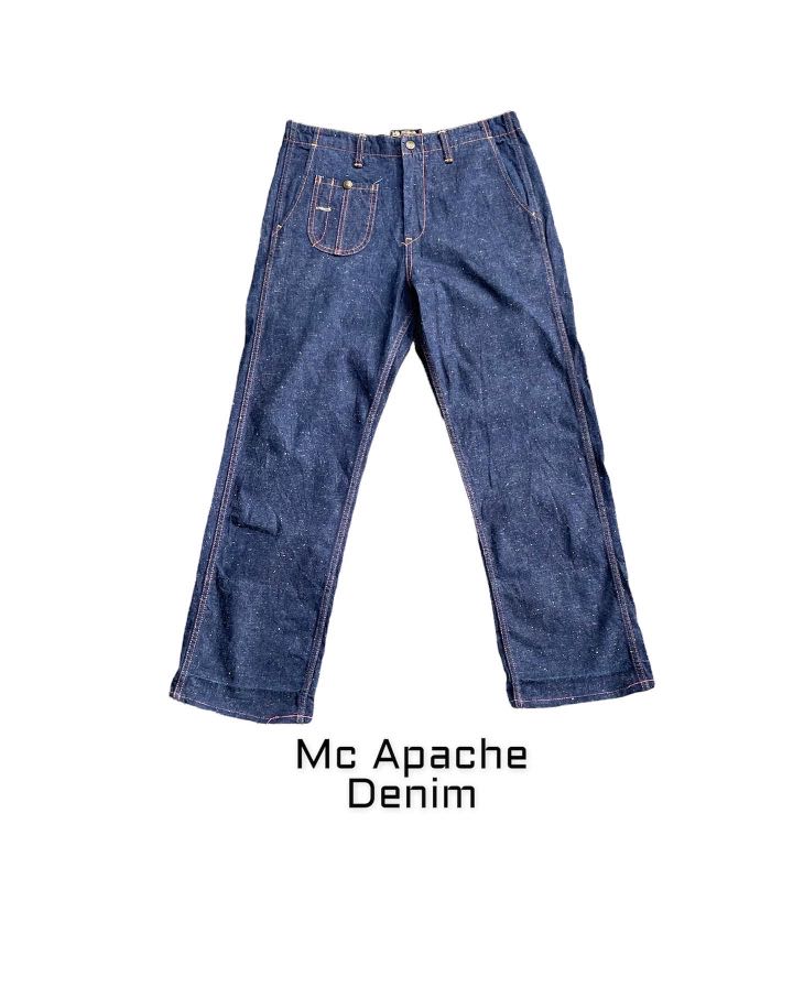 Vintage Mc Apache Denim, Men's Fashion, Bottoms, Jeans on Carousell
