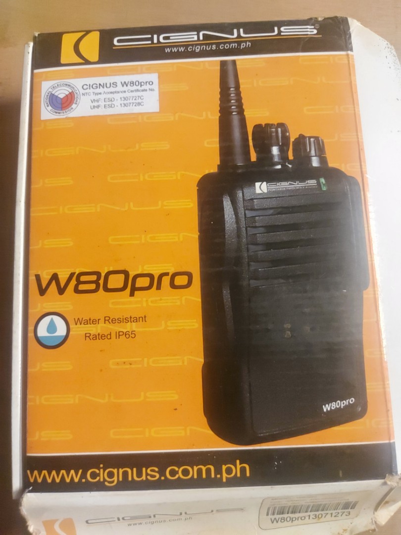W80pro cignus 5 watts radio, Audio, Other Audio Equipment on Carousell