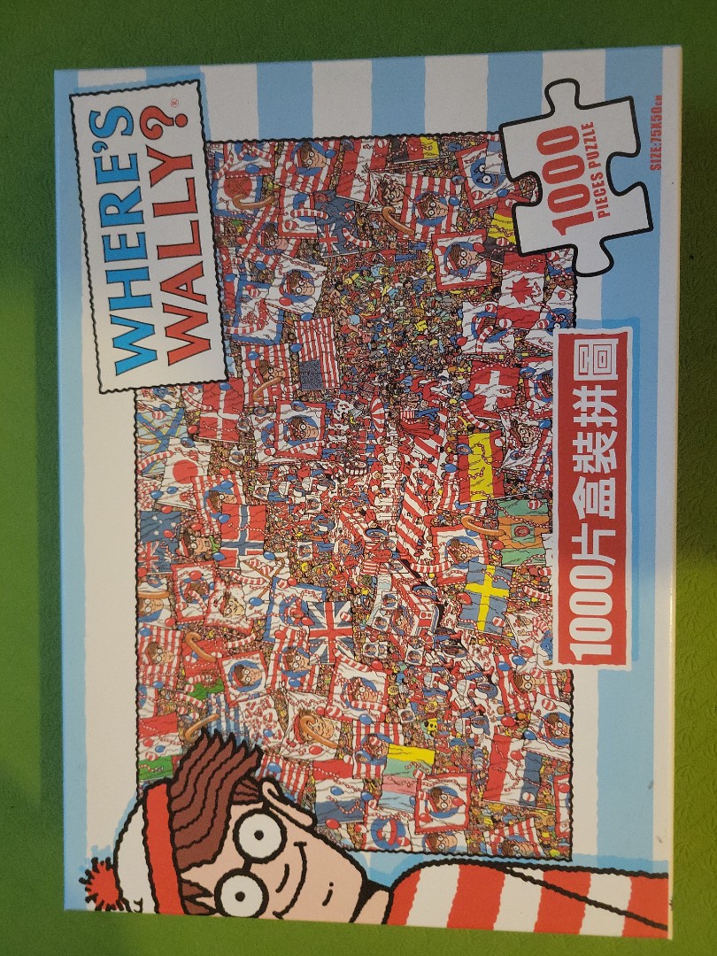 Where's Wally puzzle 1000 pieces, 興趣及遊戲, 玩具 & 遊戲類 - Carousell
