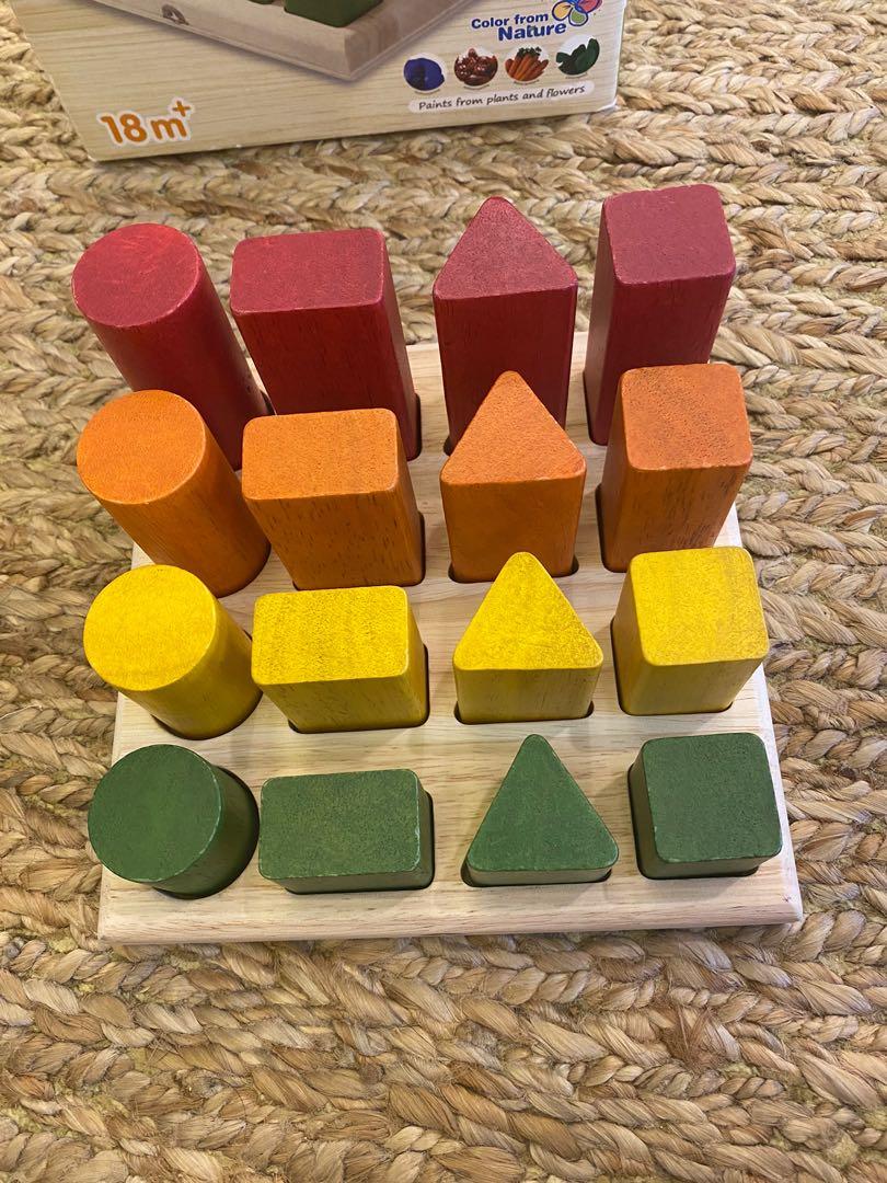 Wonderworld Toys Natural Shape Sequence Blocks, Hobbies & Toys, Toys ...