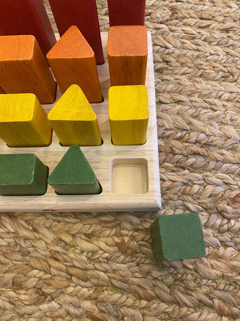 Wonderworld Toys Natural Shape Sequence Blocks, Hobbies & Toys, Toys ...