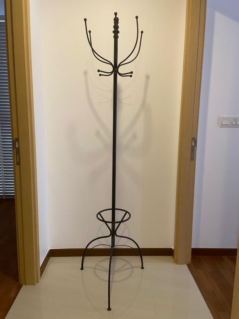 Wrought iron clothing rack, Furniture & Home Living, Furniture, Shelves ...