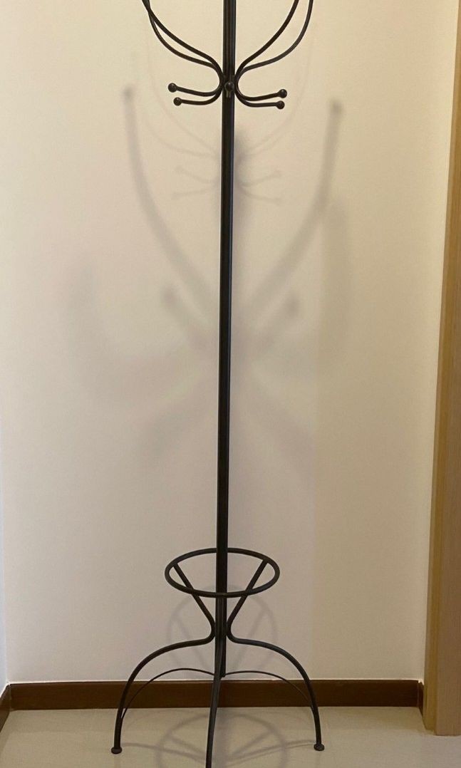 Wrought iron clothing rack, Furniture & Home Living, Furniture, Shelves ...