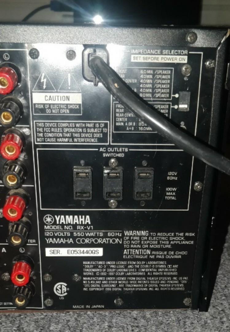 YAMAHA RX-V1, Audio, Soundbars, Speakers & Amplifiers on Carousell