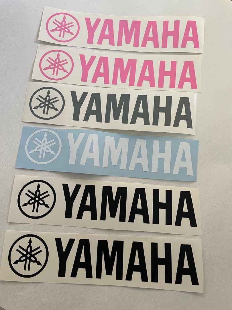 Yamaha Stickers., Motorcycles, Motorcycle Accessories on Carousell