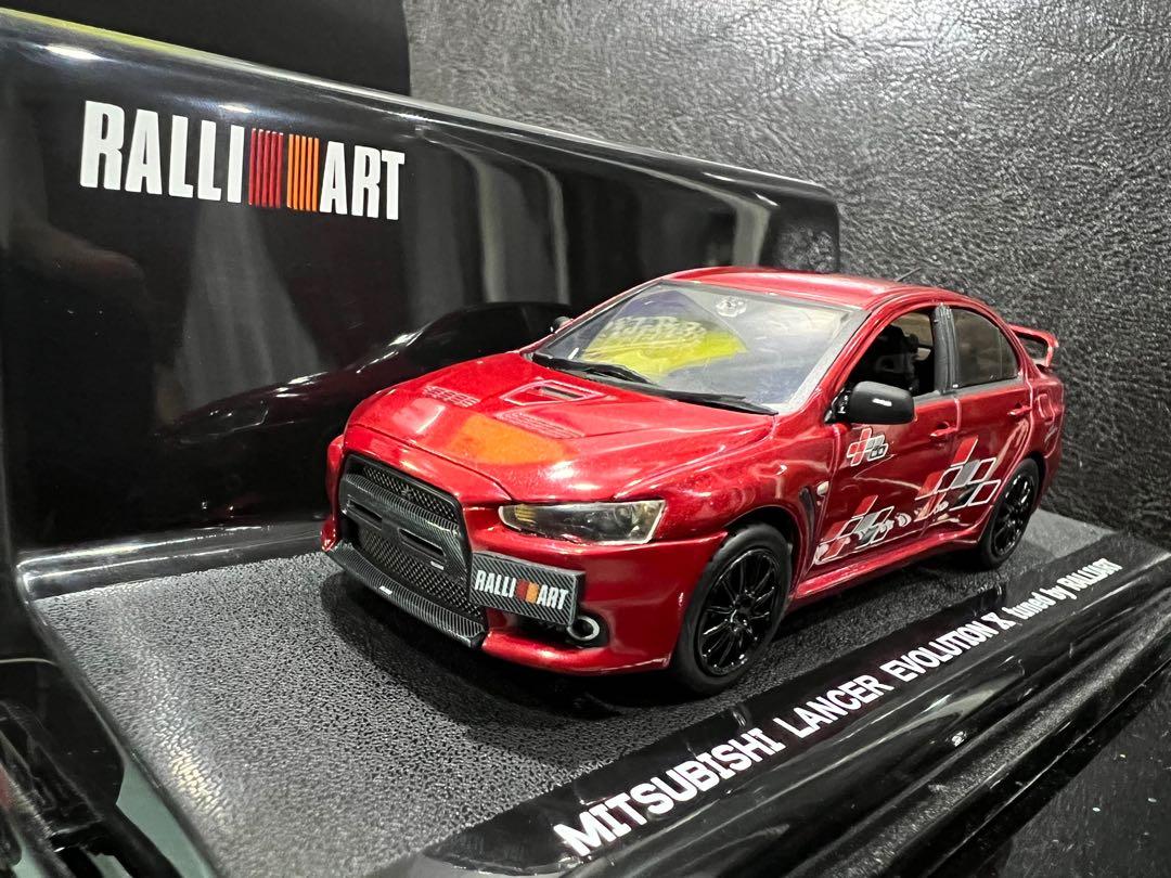 1/43 Mitsubishi Lancer Evolution X tuned by RALLIART, Hobbies & Toys ...