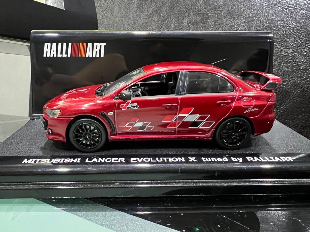 1/43 Mitsubishi Lancer Evolution X tuned by RALLIART, Hobbies & Toys ...