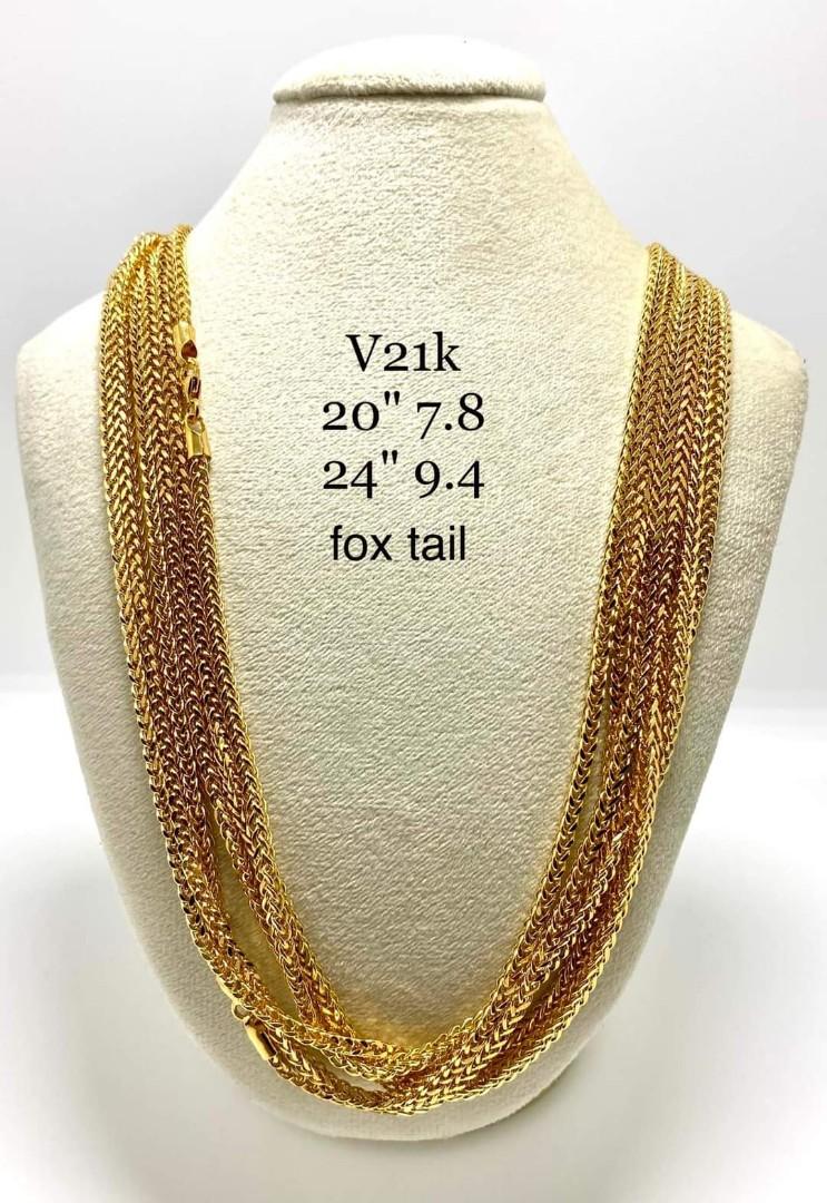 21K Saudi Gold Chain, Women's Fashion, Jewelry & Organizers, Necklaces ...