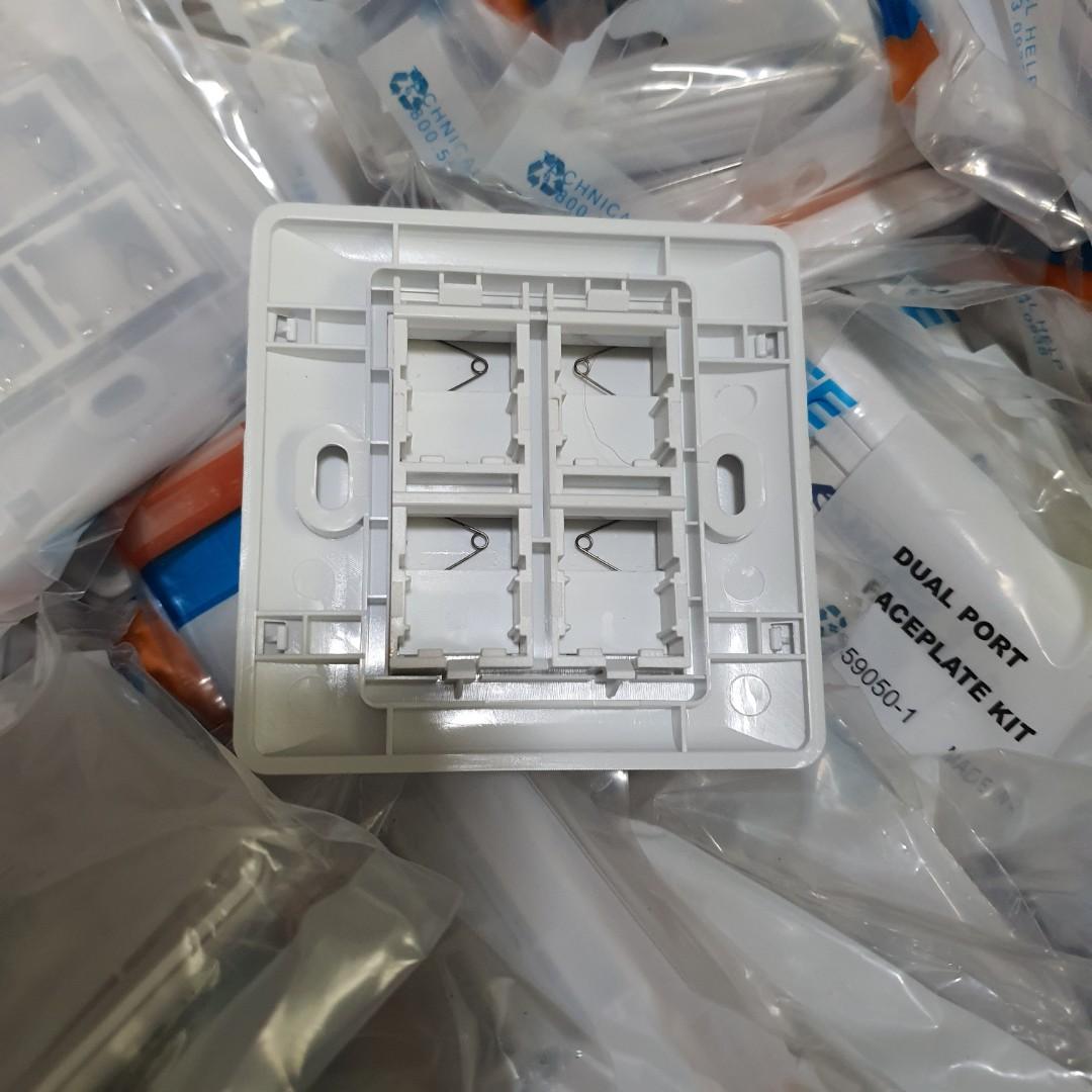 Data point 4 gang port data port socket rj45 ethernet, TV & Home ...