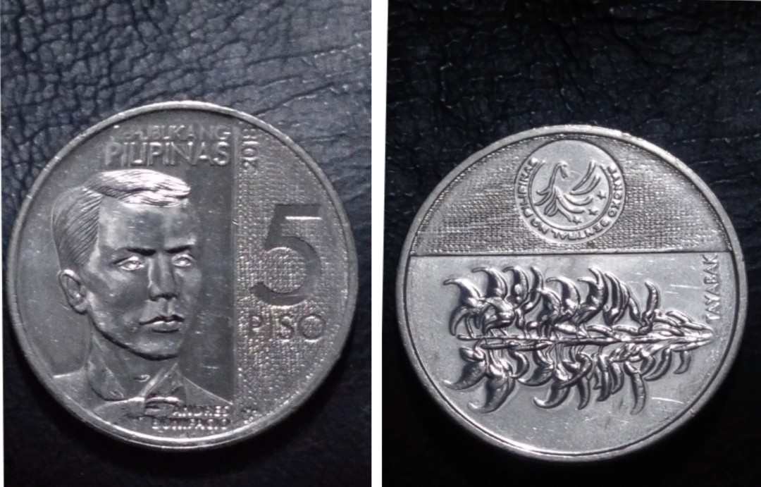 5 PISO ROTATED DIE ERROR COIN, Hobbies & Toys, Memorabilia ...