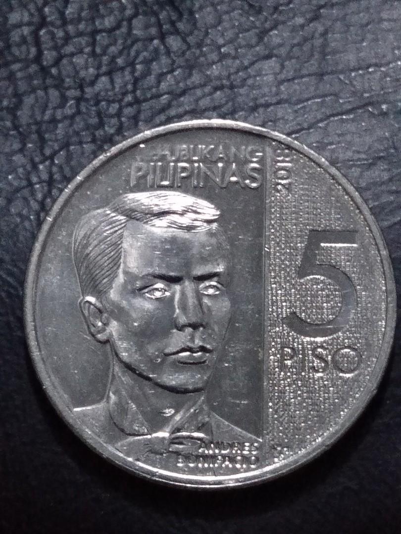 5 PISO ROTATED DIE ERROR COIN, Hobbies & Toys, Memorabilia ...