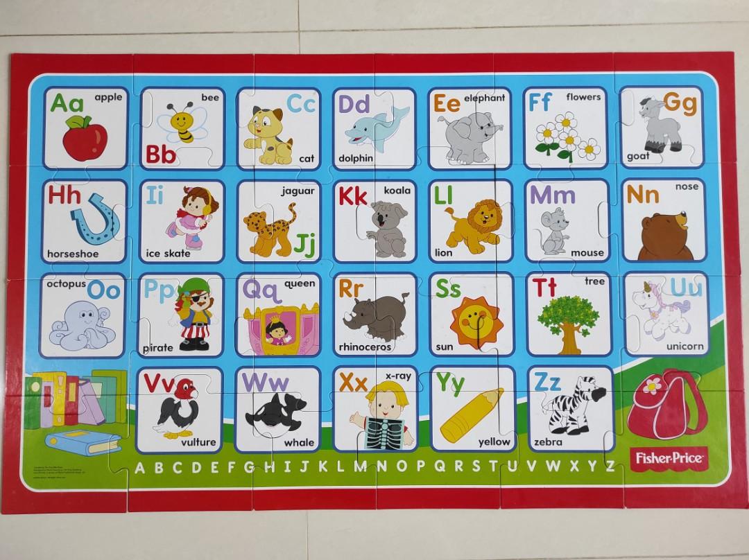 Alphabet Puzzles, Hobbies & Toys, Toys & Games on Carousell
