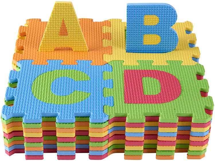 Alphabets & Numbers Foam Mat (72 pcs), Babies & Kids, Infant Playtime ...