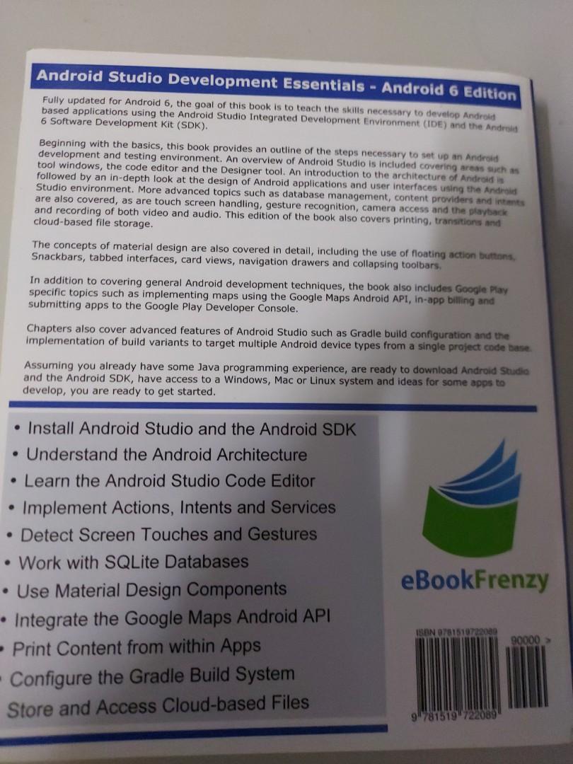 Android Studio Development Essentials, Hobbies & Toys, Books ...