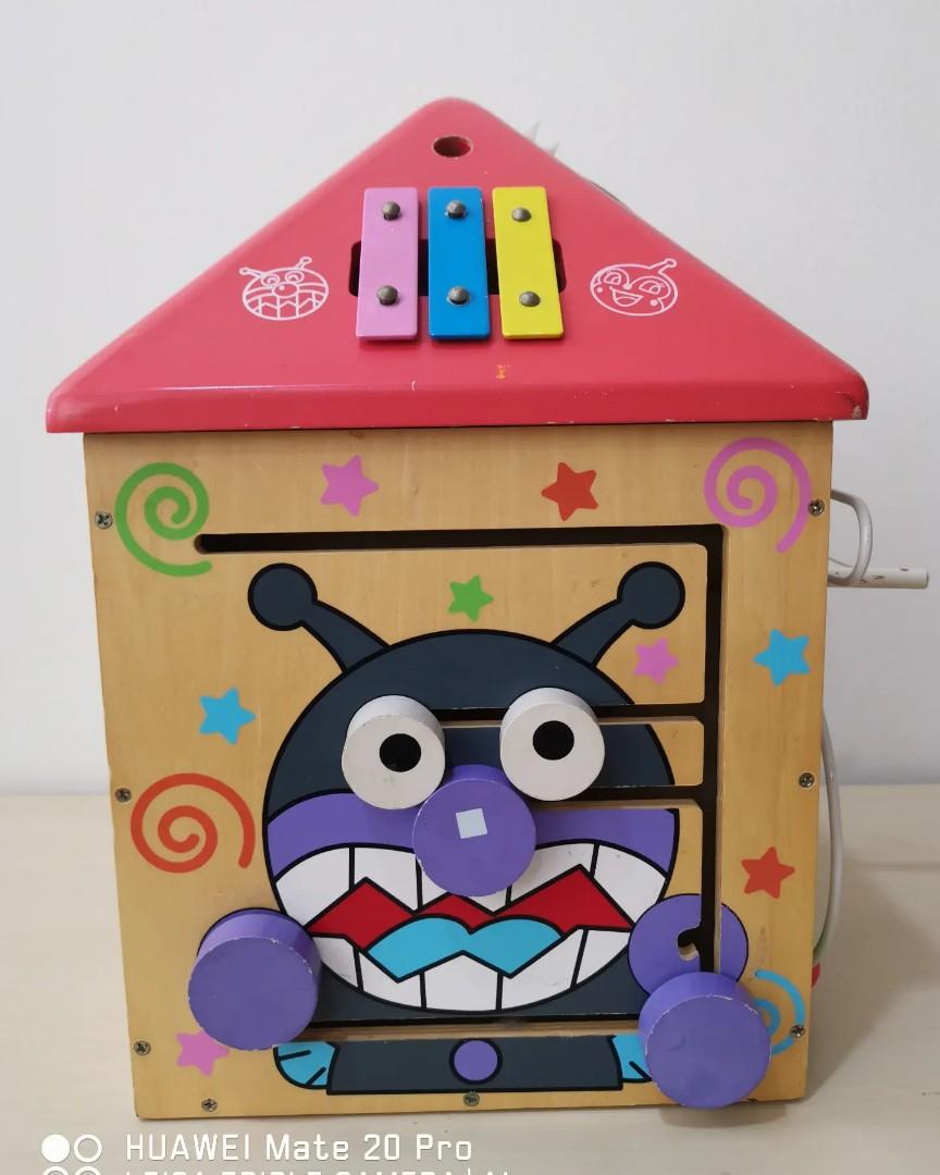 Anpanman Large Wooden Activity Box, Hobbies & Toys, Toys & Games on ...